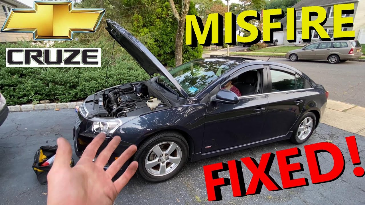 How to Fix Your Chevy Cruze Engine Misfire! Spark Plugs / Coil After 7 ...