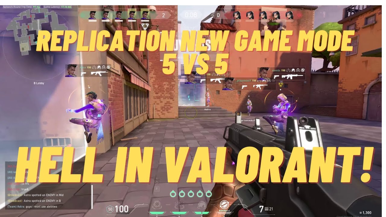 Valorant Replication Mode Full Gameplay,Astra vs Sage - YouTube