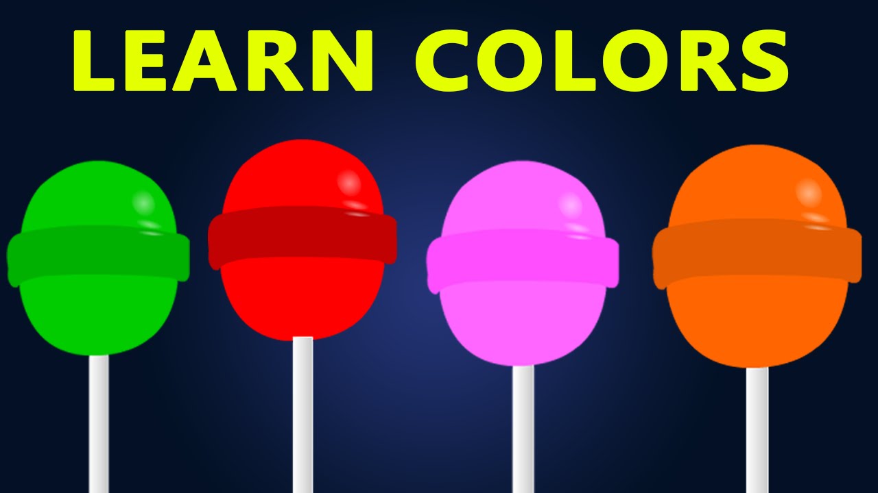 Learn Lollipop Colors for Children | Teach Colors With Lollipop Candy ...