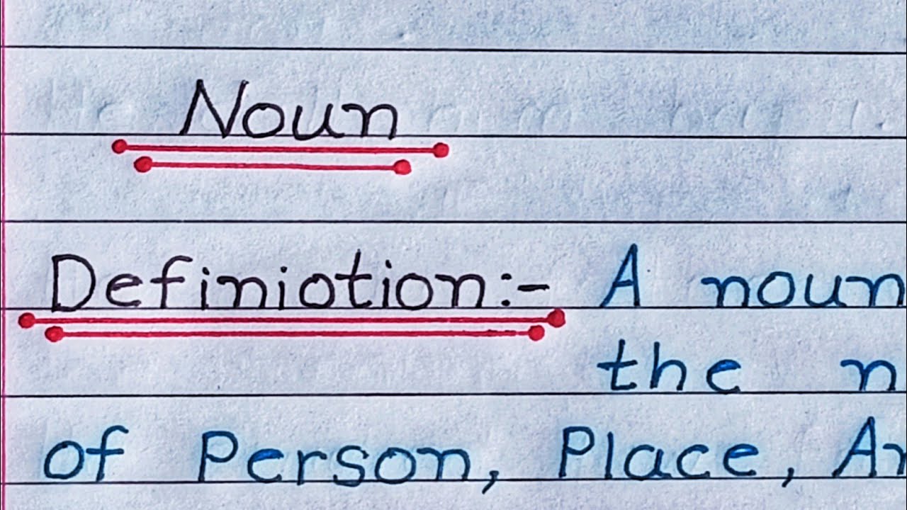 What is Noun | Definition of Noun | the noun | Noun in English | noun ...