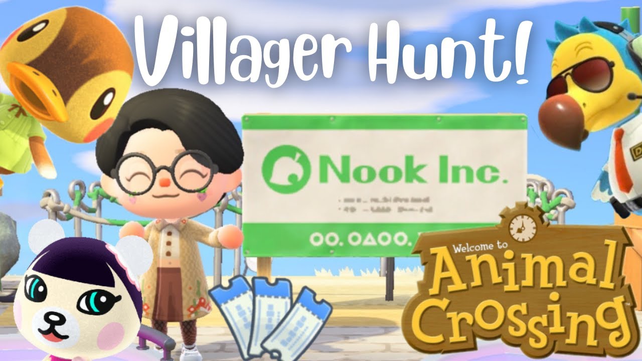 FINALLY WINNING on a Villager Hunt! | Animal Crossing New Horizons ...