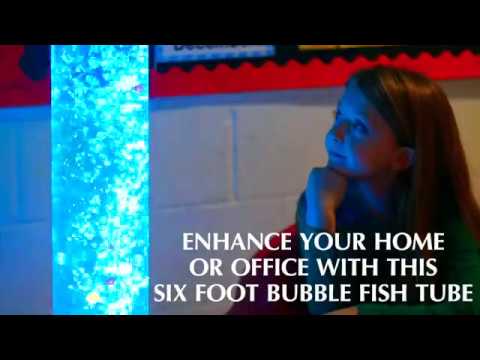 6 Foot Chrome Bubble Tube- Sensory bubble tube at Playlearn - YouTube