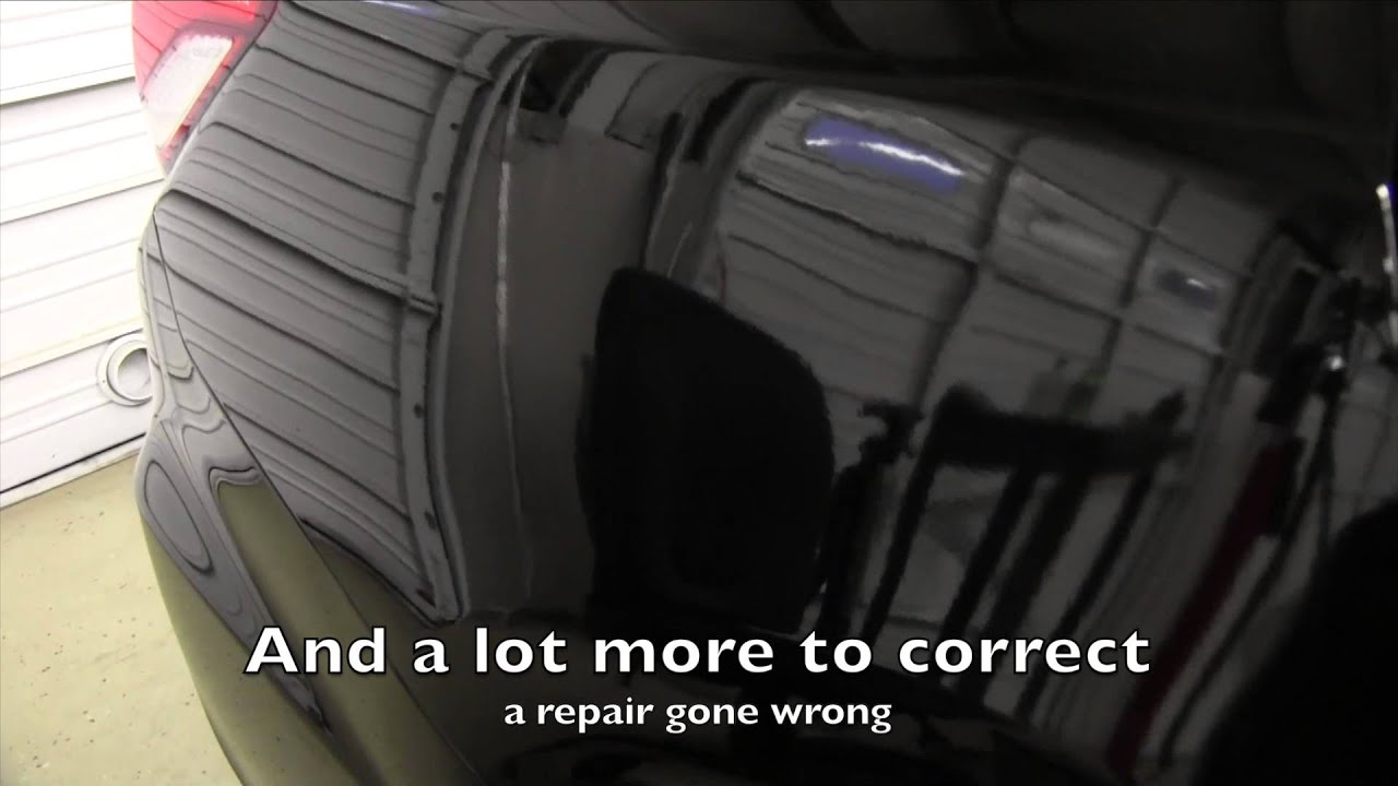 Terrible PDR work repaired - YouTube