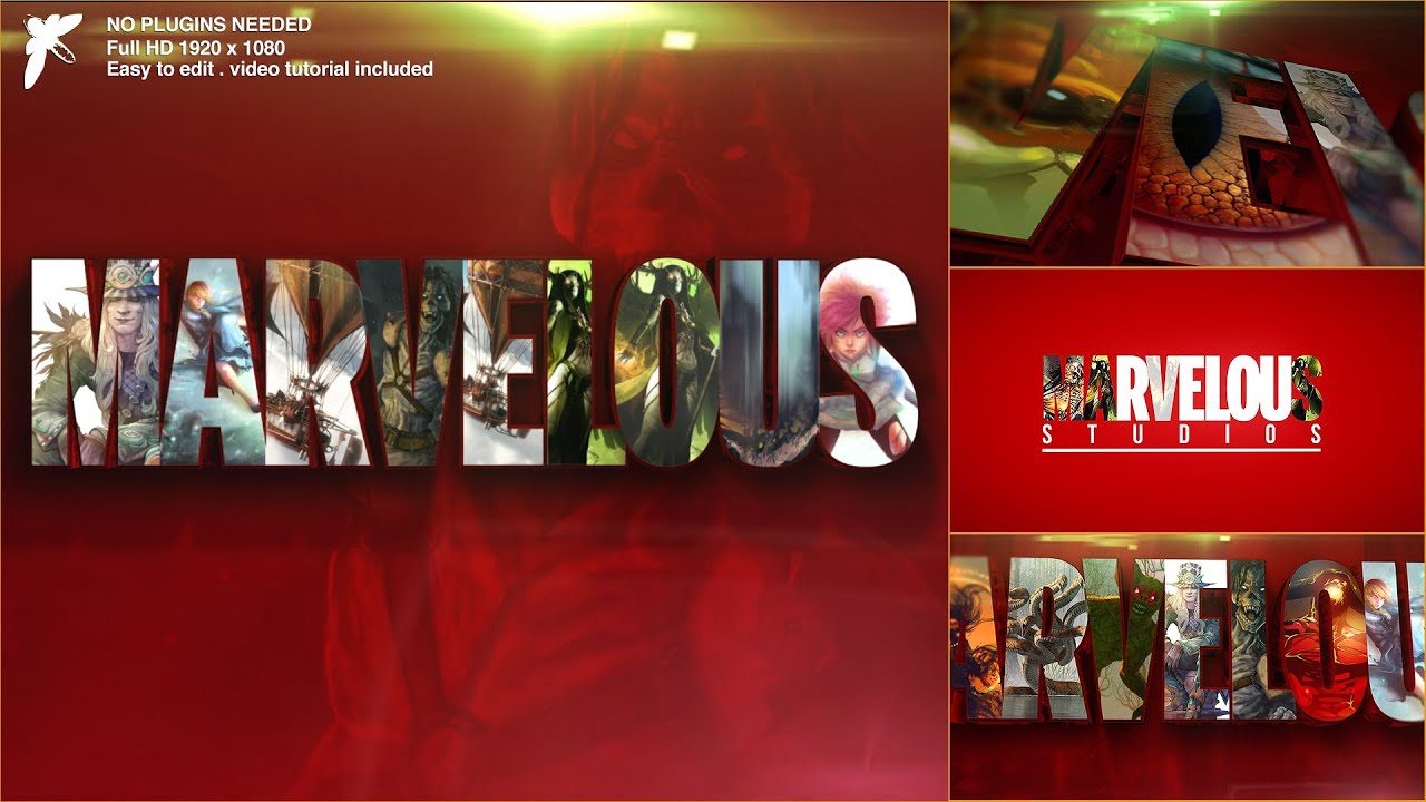 Marvelous Logo - after effects Template - YouTube