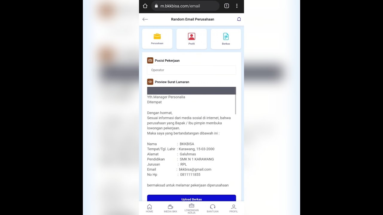 Cara Random Email - YouTube
