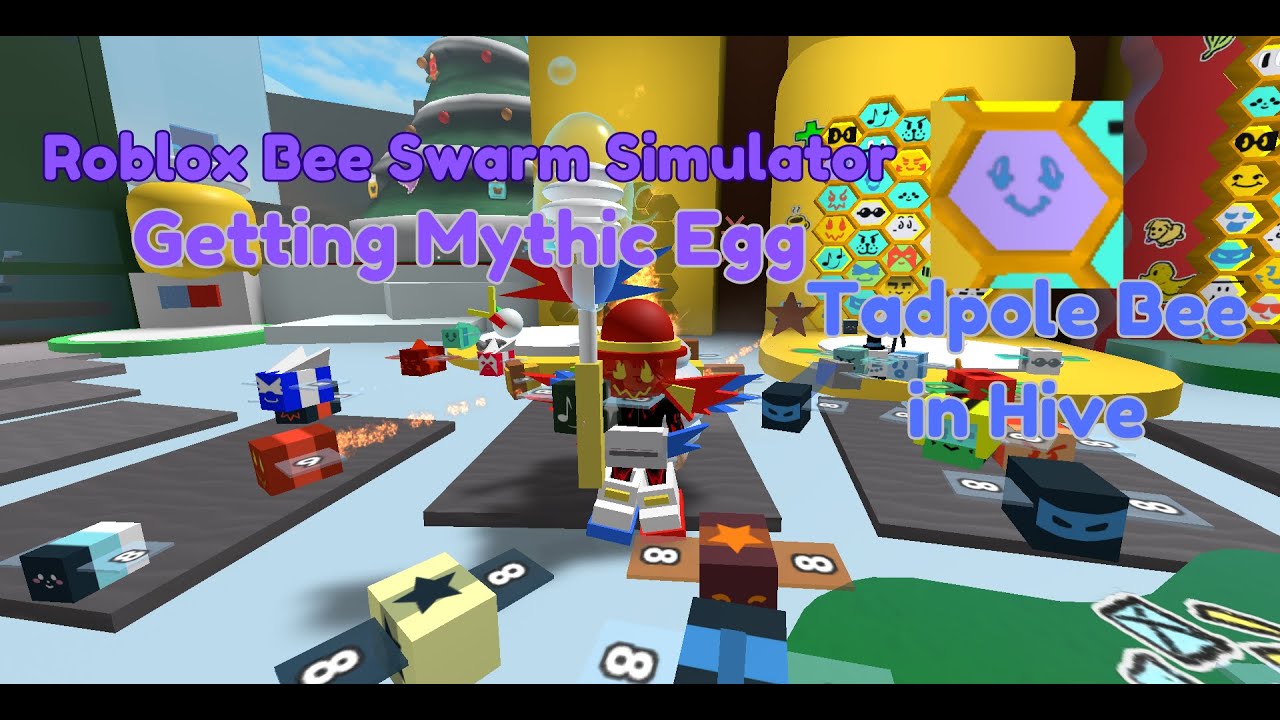 Got Mythic Egg and Hatched A Tadpole Bee In Roblox Bee Swarm Simulator ...