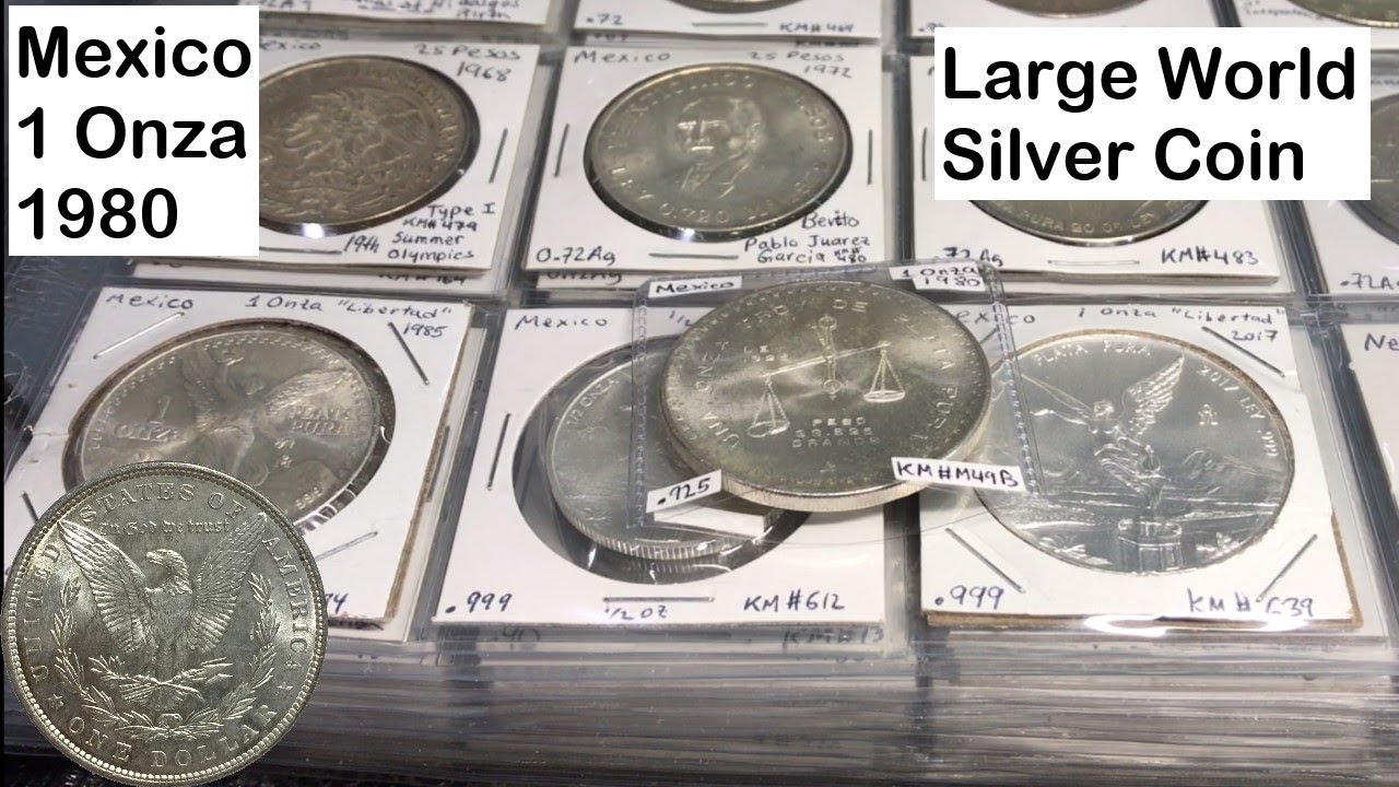 Mexico 1 Onza 1980 (Large World Silver Coin) - YouTube