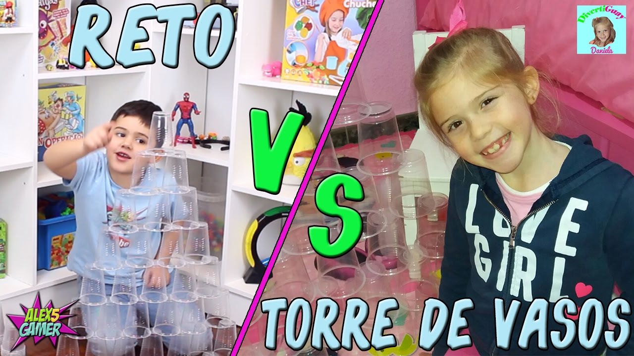 Reto Pirámide de Vasos-CHALLENGE GLASSES TOWER - YouTube