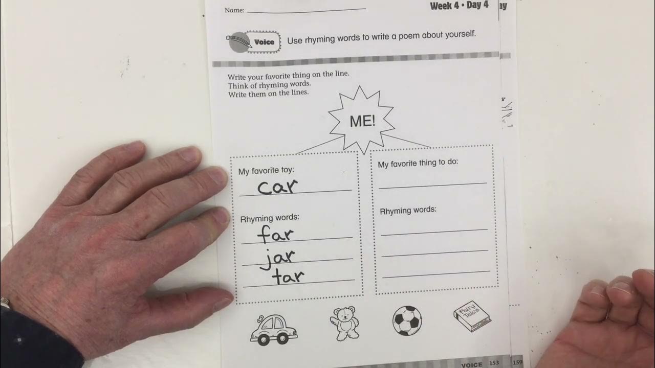 6+1 Traits of Writing Voice Week 4 Day 4 - YouTube