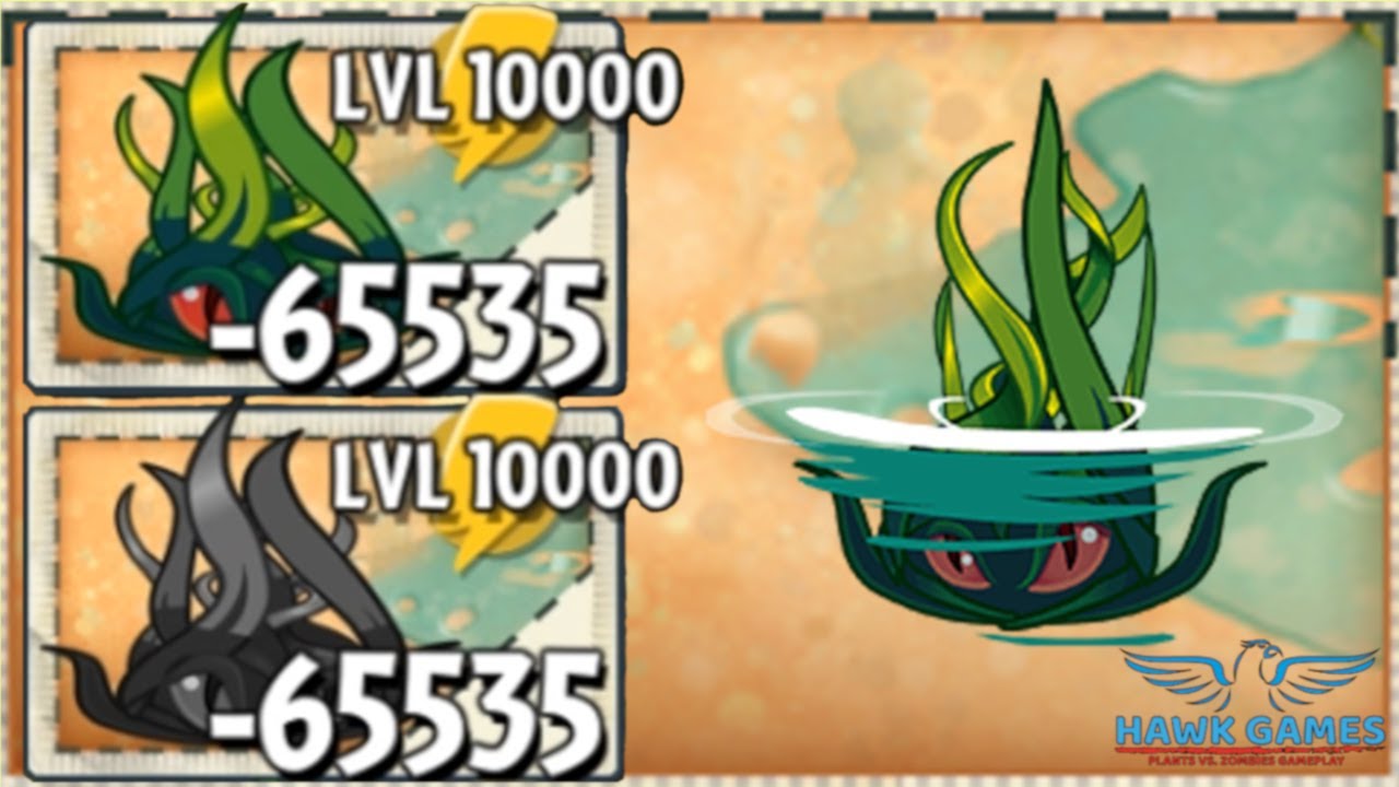 Plants vs Zombies 2 Tangle Kelp Upgraded to Level 10000 PvZ2 - YouTube
