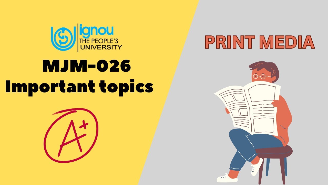 MJM-026 | Important Topics for Exam of Print Media - YouTube