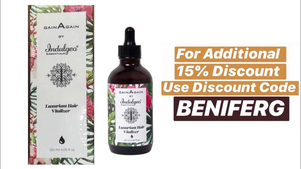 How to Grow your Hair Back | Indulgeo Luxuriant Hair Vitalizer - YouTube