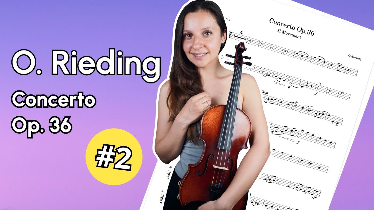 Rieding Op 36 2 Movement Violin Tutorial - YouTube