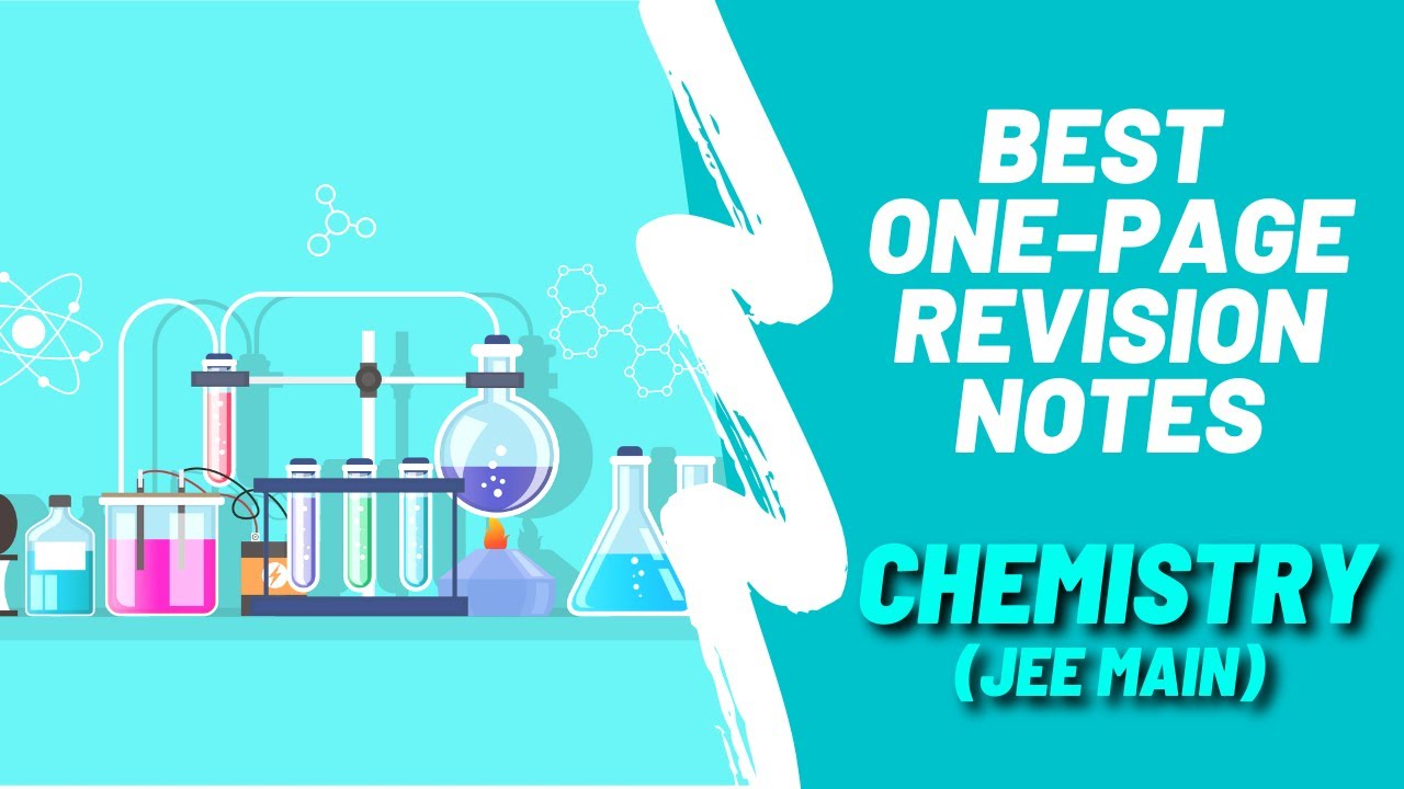 Chemistry One Page Notes for 11+12+JEE Main+NEET | Revision Notes ...