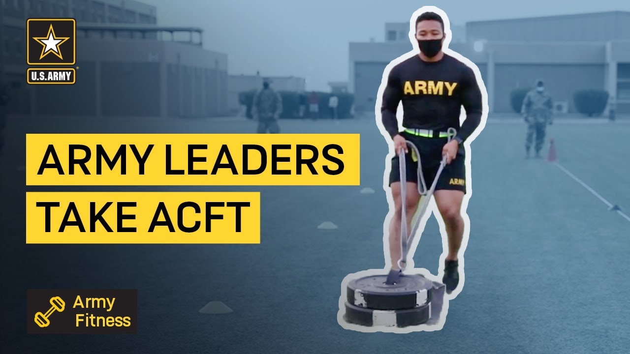 Army Leaders Take the ACFT With Their Soldiers - YouTube