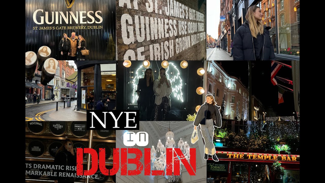 a few days in Dublin over NYE I first Guinness, sightseeing, pub crawl ...