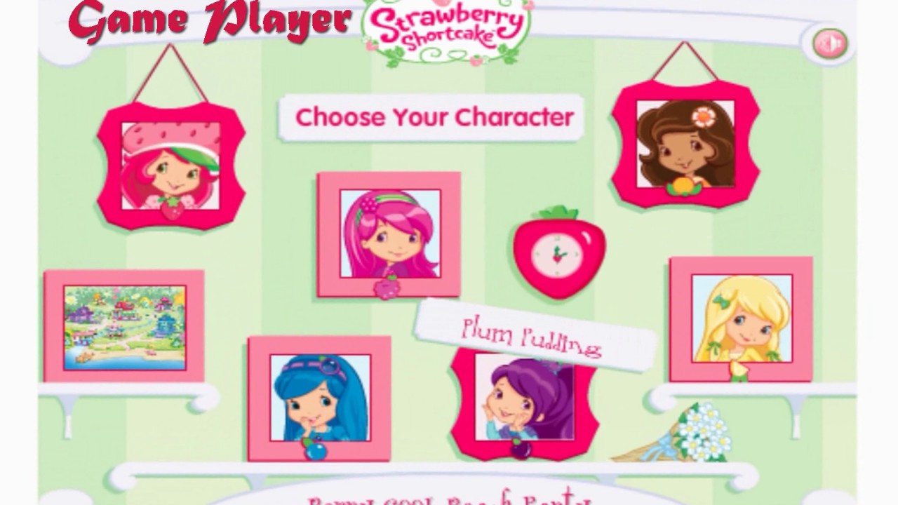 Strawberry Shortcake Play Berry Cool Beach Party Online Game Player ...