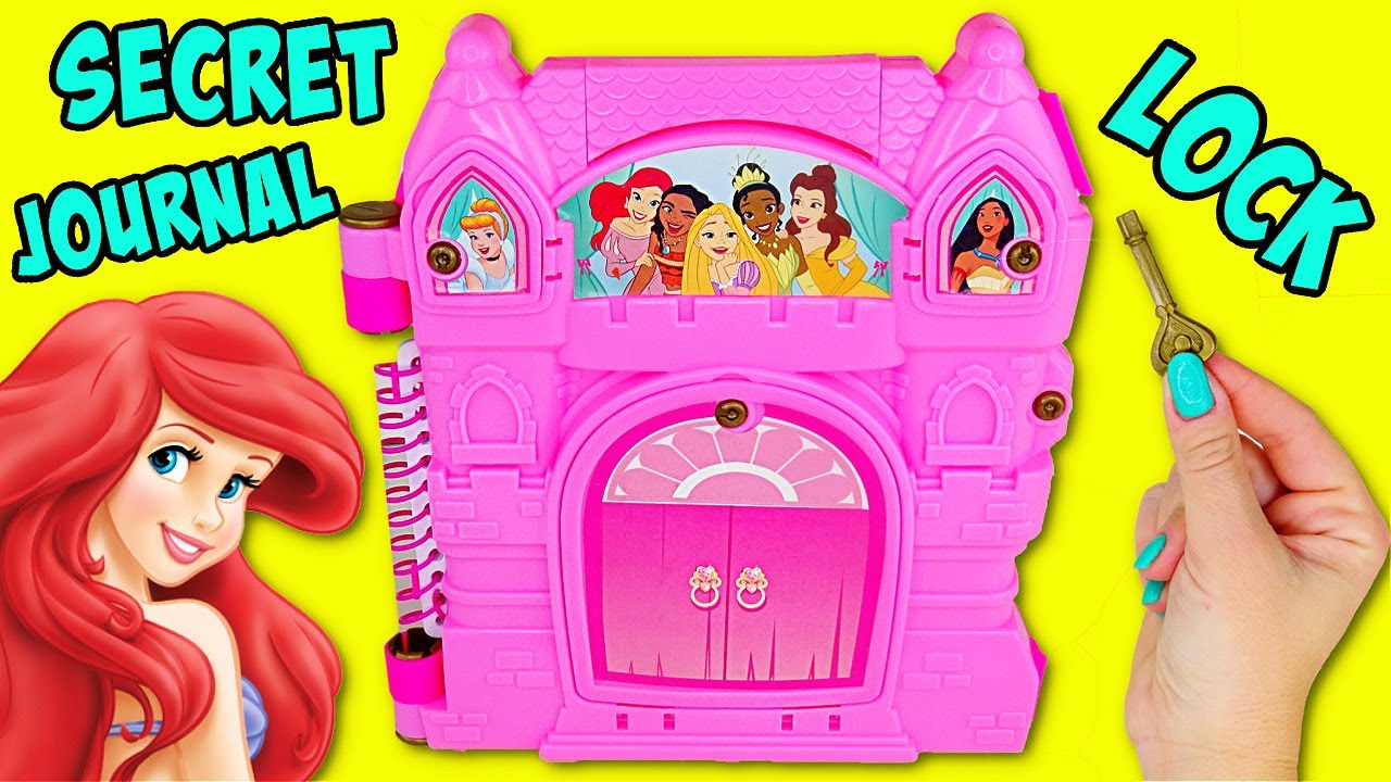 Disney Princess Secret Journal Castle with Ariel and other Princesses ...
