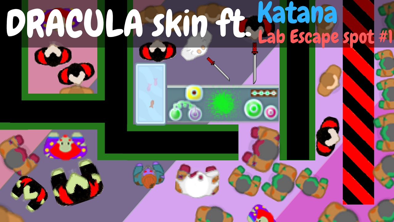 Braains.io - DRACULA skin ft. Katana / Epic Safe spot #1 (Lab Escape ...