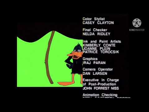 Daffy Duck in what a cartoon ending
