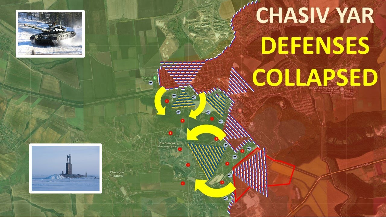 Russia Reach The Final Defense Line Of Chasiv Yar l Last Defense Line ...