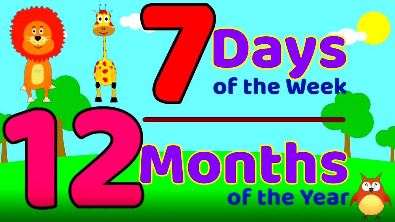 Learn Days Name Learn Month Name 7 Days Of The Week 12 Month Of learn-days-name-learn-month-name-7-days-of-the-week-12-month-of