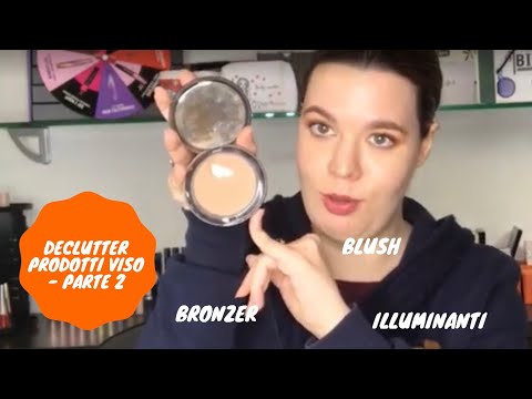 ANCORA DECLUTTER VISO: DECLUTTERO BRONZER/BLUSH/ILLUMINANTI I BE BIBI