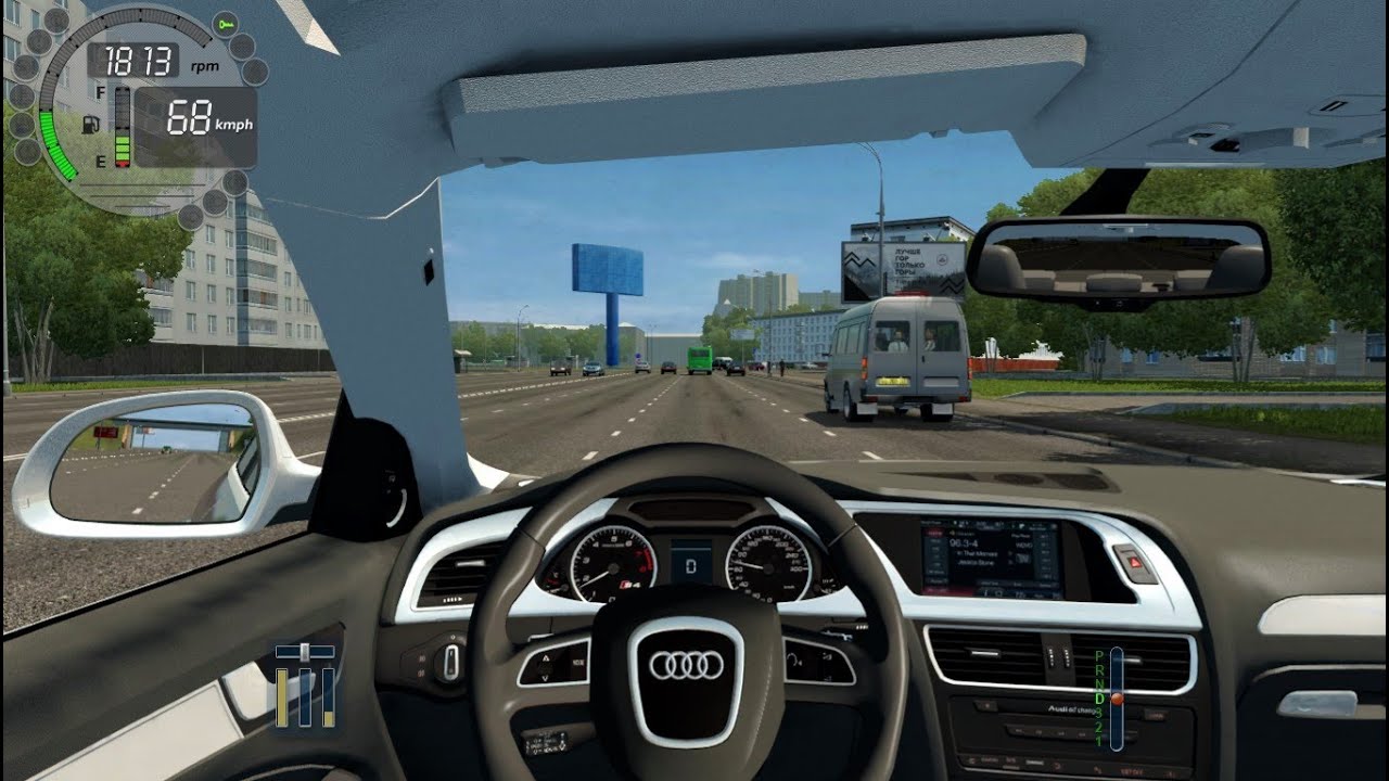 City Car Driving - Audi S4 | Driving Normal - YouTube