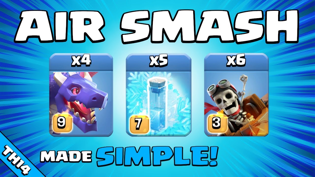 THIS AIR ATTACK IS UNSTOPPABLE!!! TH14 Attack Strategy | Clash of Clans ...
