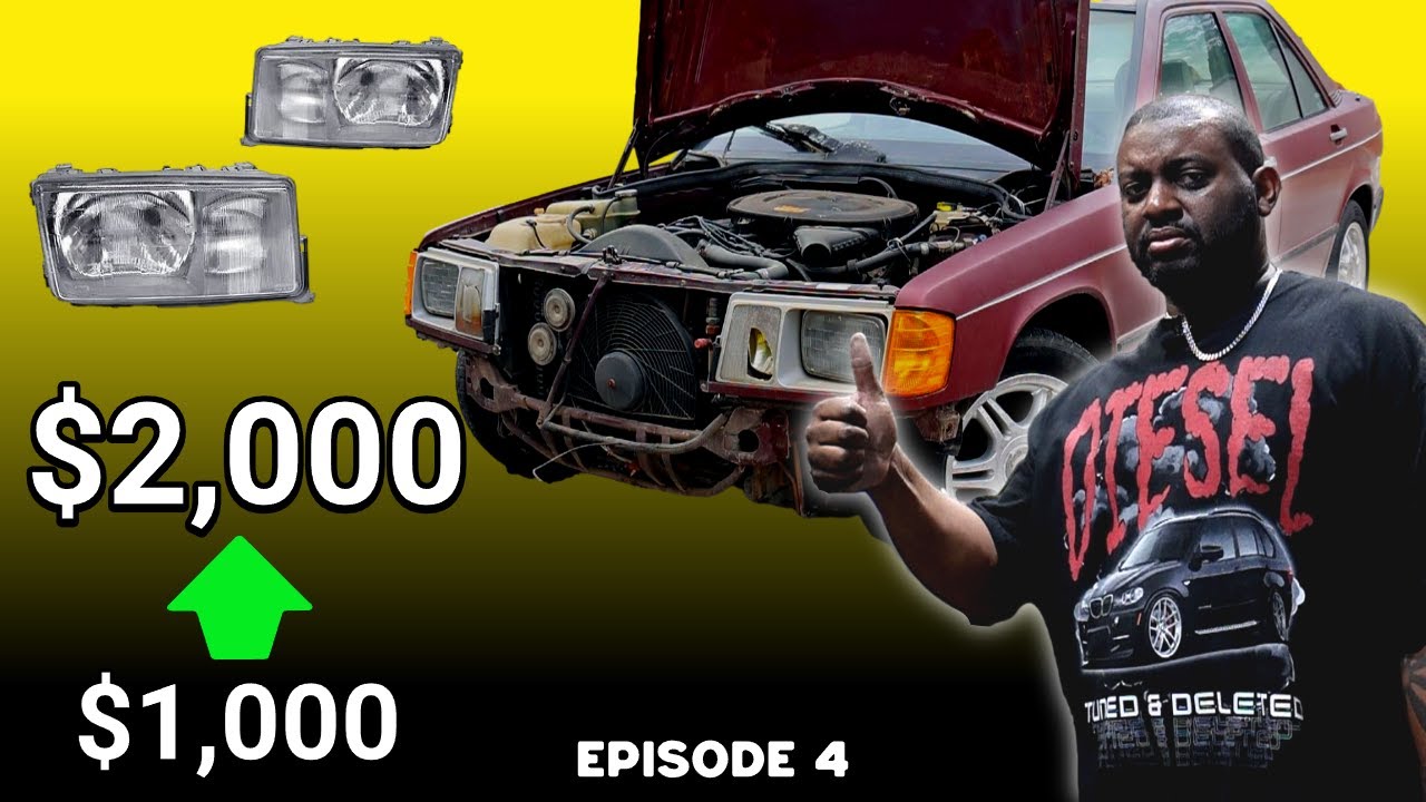 Mercedes 190E Front End Refresh (Attempt) [W201 190E EP4] - YouTube