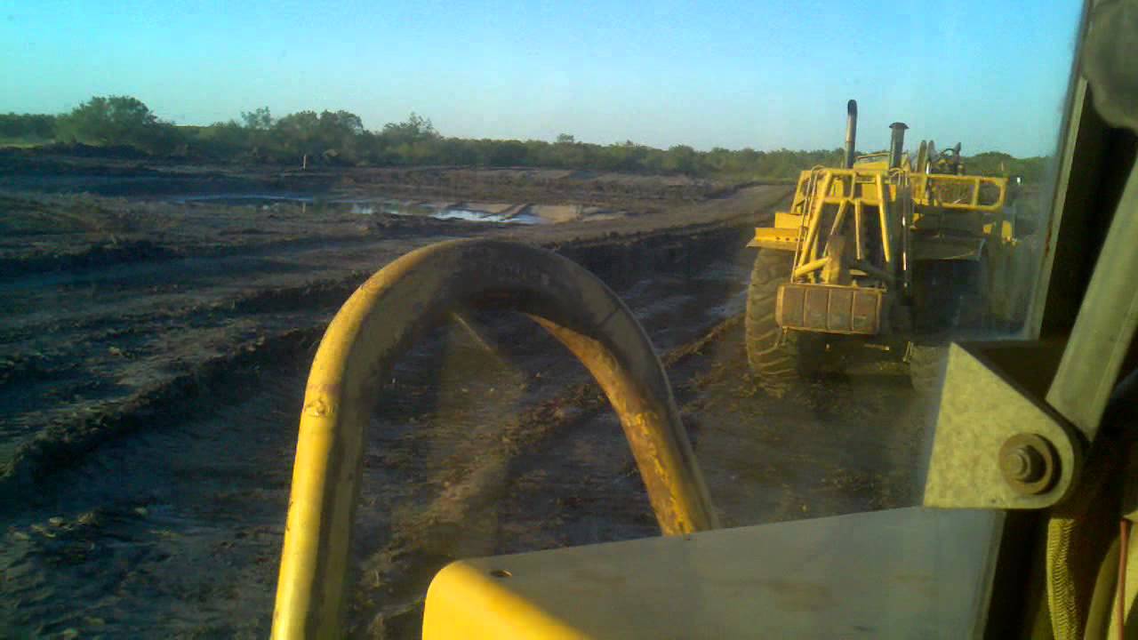 Cat 627f scraper - YouTube