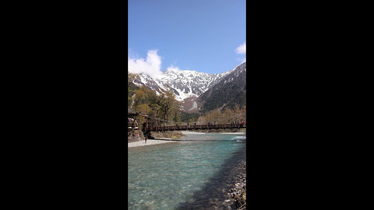 [Vertical 4k, Silent] Kamikochi (Japanese Alps) in spring (Photo ...