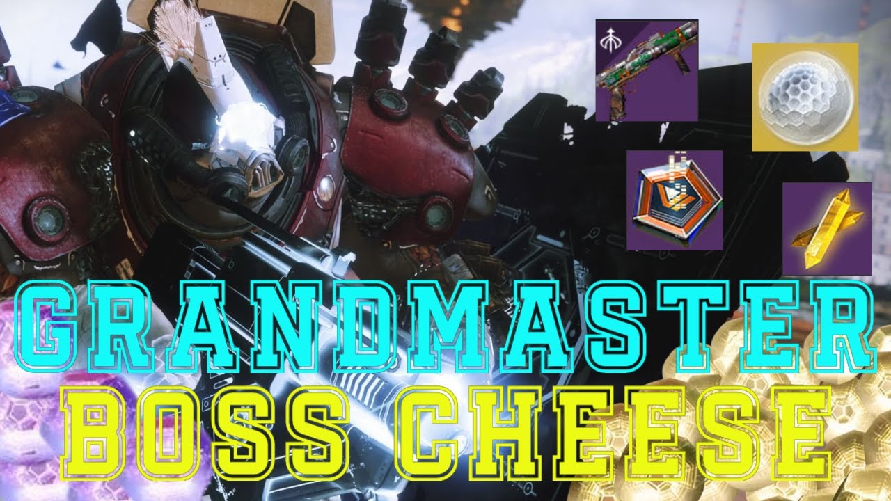 Grandmaster Lake of Shadows Boss Cheese (Destiny 2) - YouTube