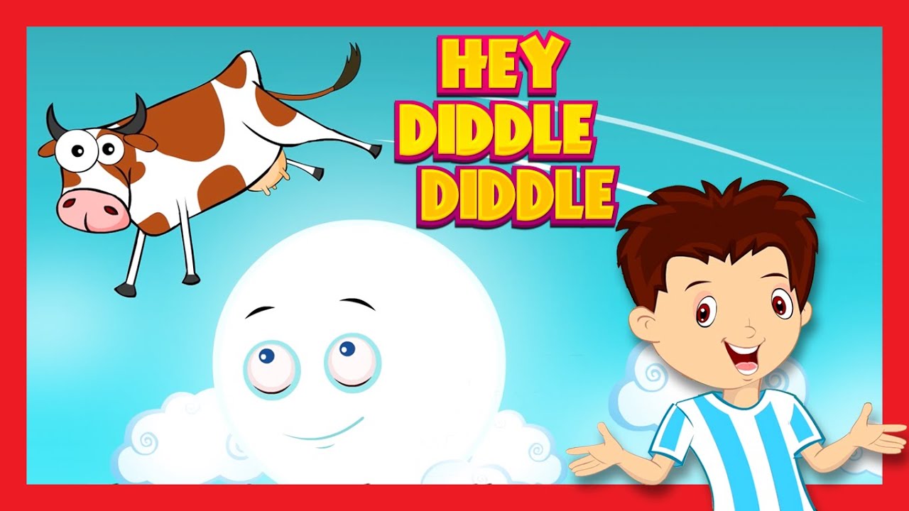 Kids Rhymes - Hey Diddle Diddle | Tia & Tofu | Nursery Rhymes For Kids ...