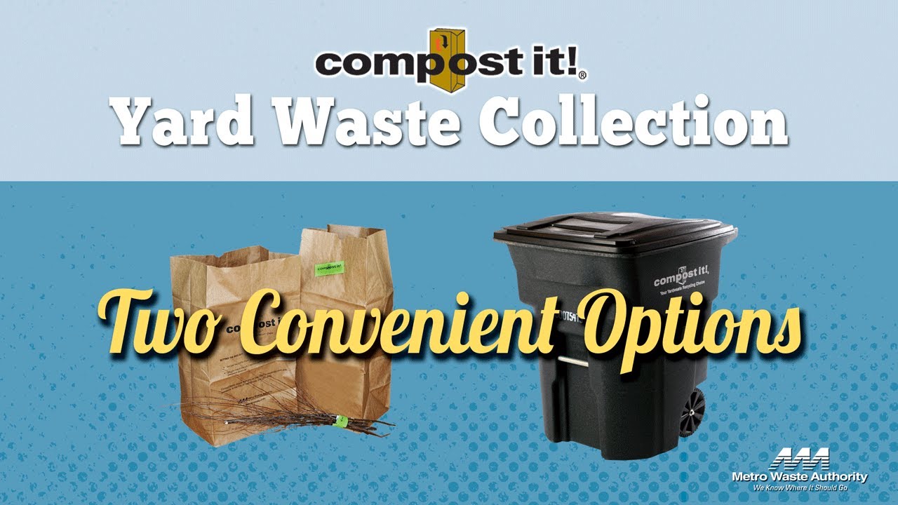 Recycle Your Yard Waste: Two Convenient Options - YouTube