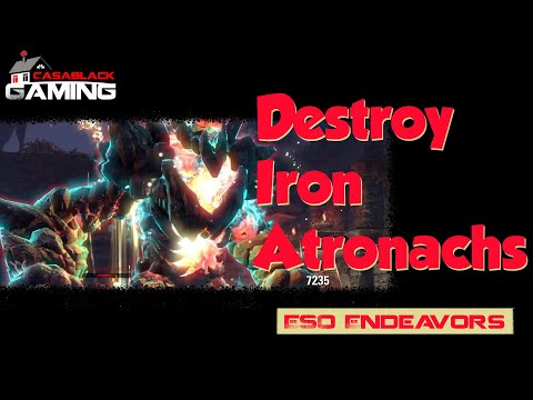 ESO Destroy Iron Atronach Endeavor Locations Quick Guide - YouTube
