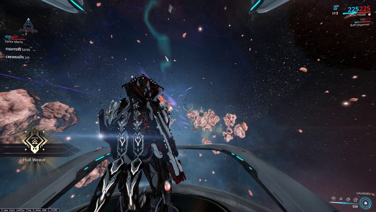 Warframe: pre PTS Railjack casual Veil run munitions vortex - YouTube