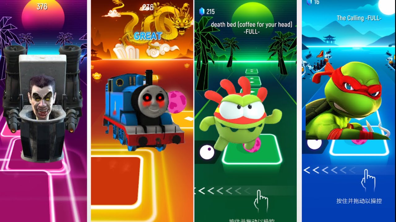 Skibidi Toilet Song 🆚 Choo Choo Charles 🆚 Om Nom Stories 🆚 the teenage ...