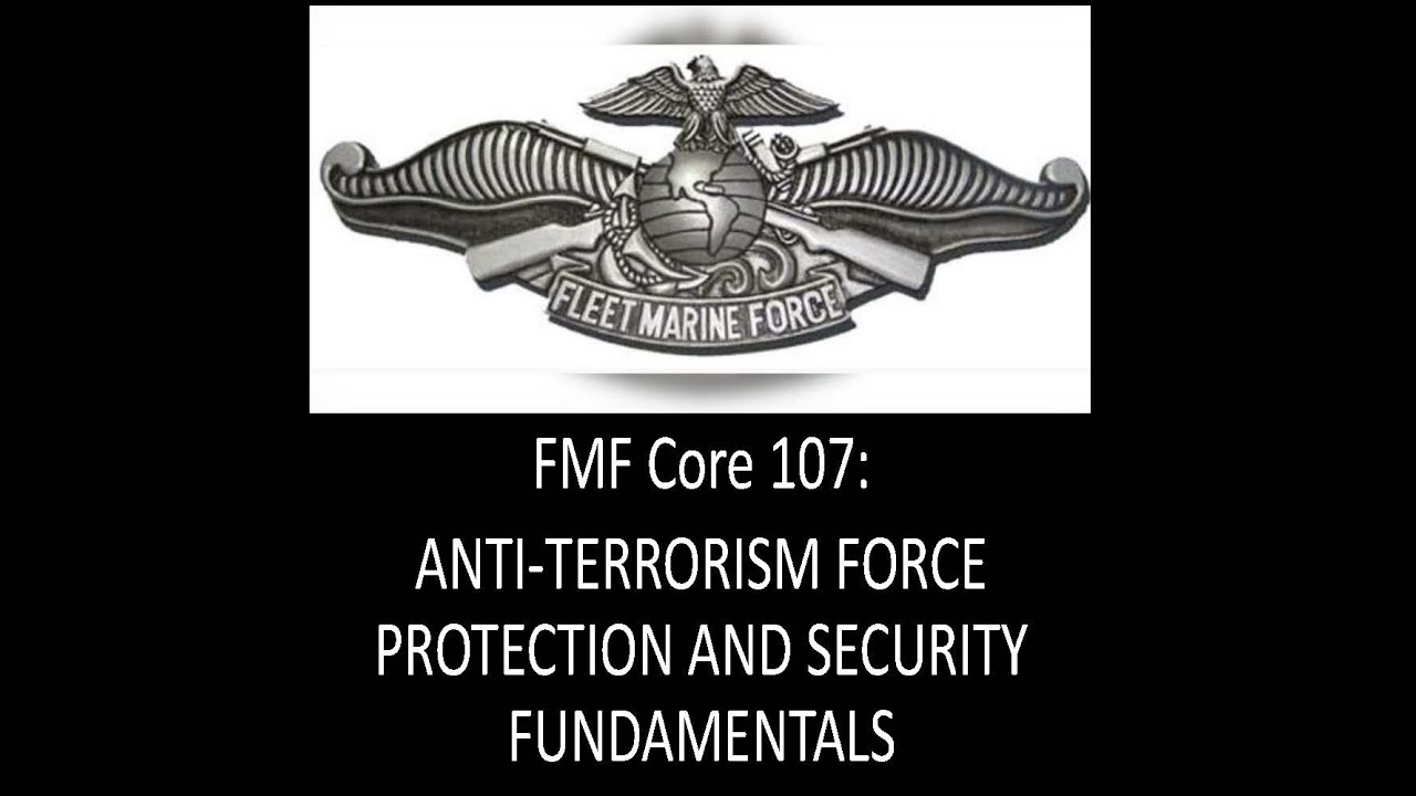FMF 107: ANTI-TERRORISM FORCE PROTECTION AND SECURITY FUNDAMENTALS ...