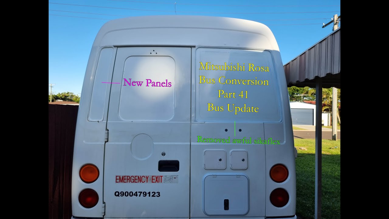 Mitsubishi Rosa Bus Conversion Part 41 Bus Update - YouTube