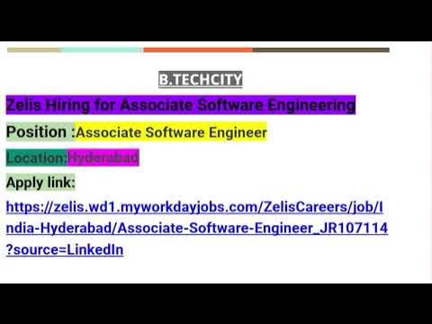 Zelis Hiring for Associate Software Engineering - YouTube