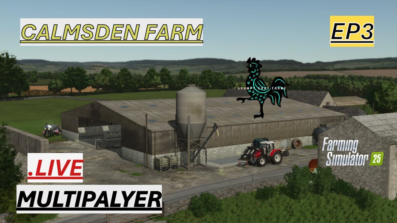 CALMSDEN FARM RETURNS TO FS25! LATE NITE LIVE STREAM EP1 - YouTube