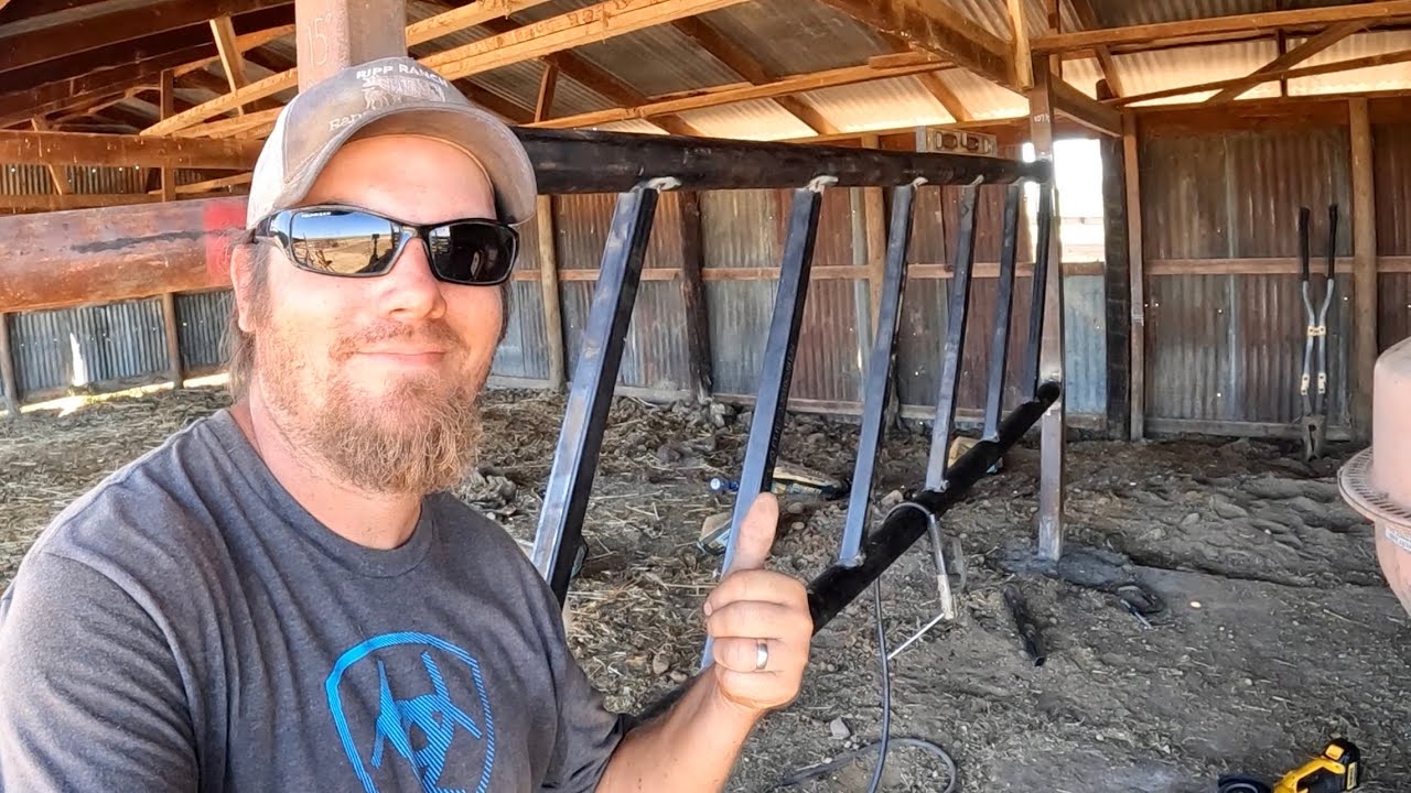Adding a Bunk Feeder to the Bull Pen - YouTube