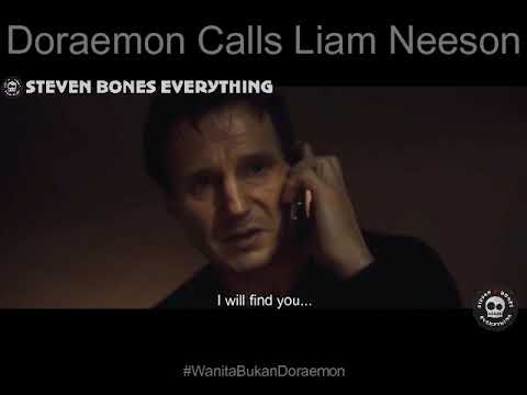 Doraemon calls Liam Neeson - YouTube