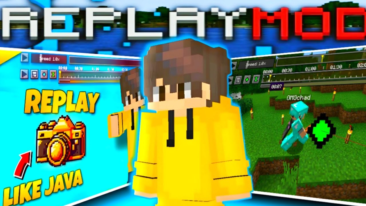 Java-Replay Mod For Minecraft PE (1.20+) | Best Replay Mod For MCPE - YouTube