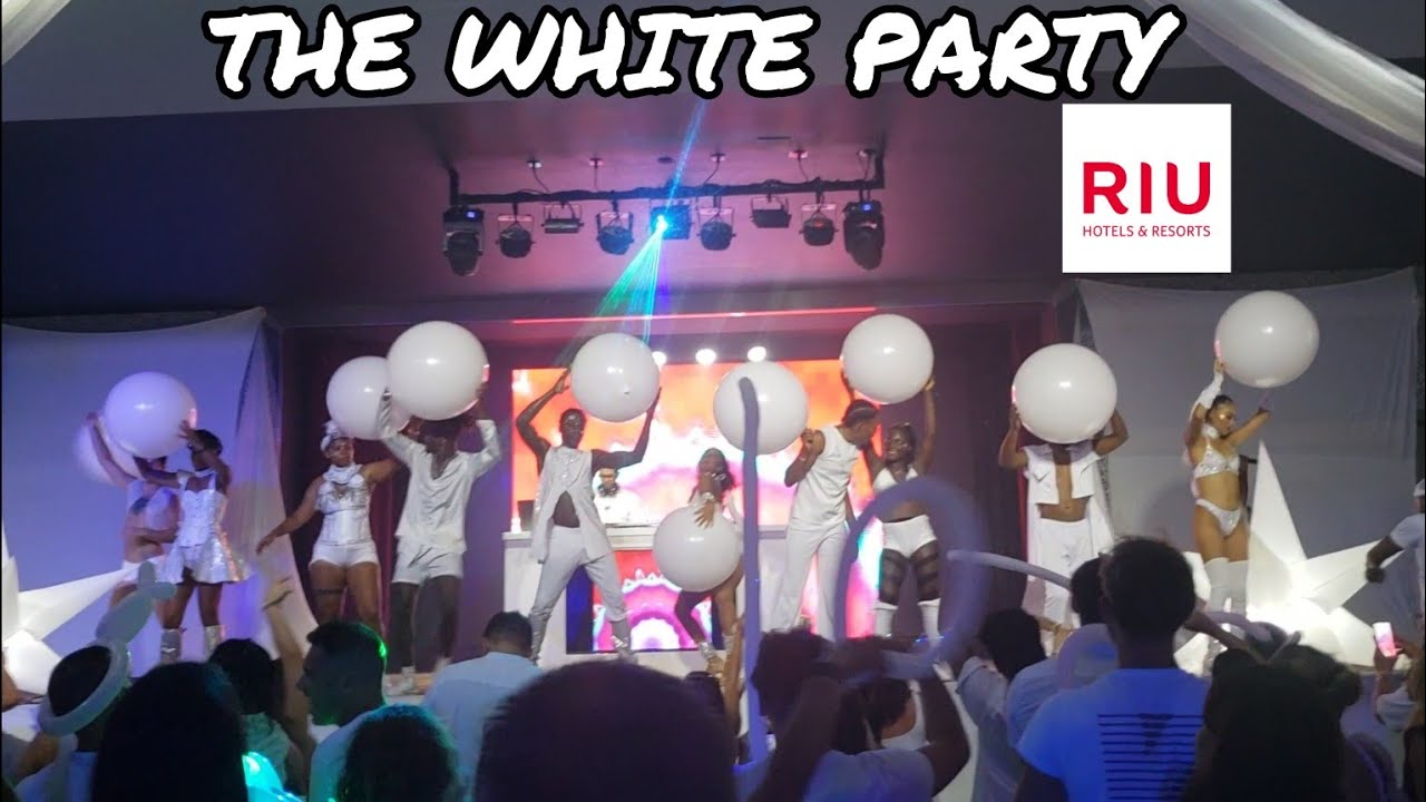 RIU PARTY PUNTA CANA SUMMER 2023🌞🍹: "THE WHITE PARTY" - YouTube