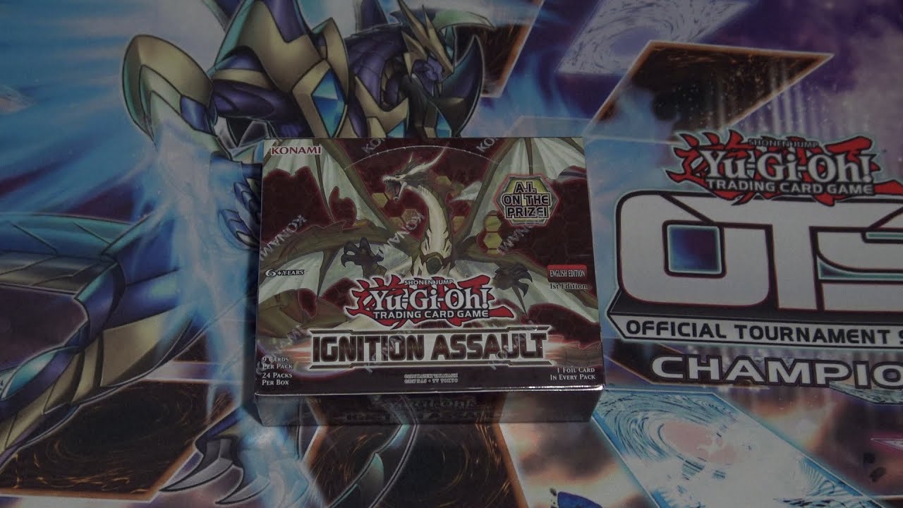 Yu-Gi-Oh Ignition Assault Booster Box Opening! Can we pull a PRISMATIC ...