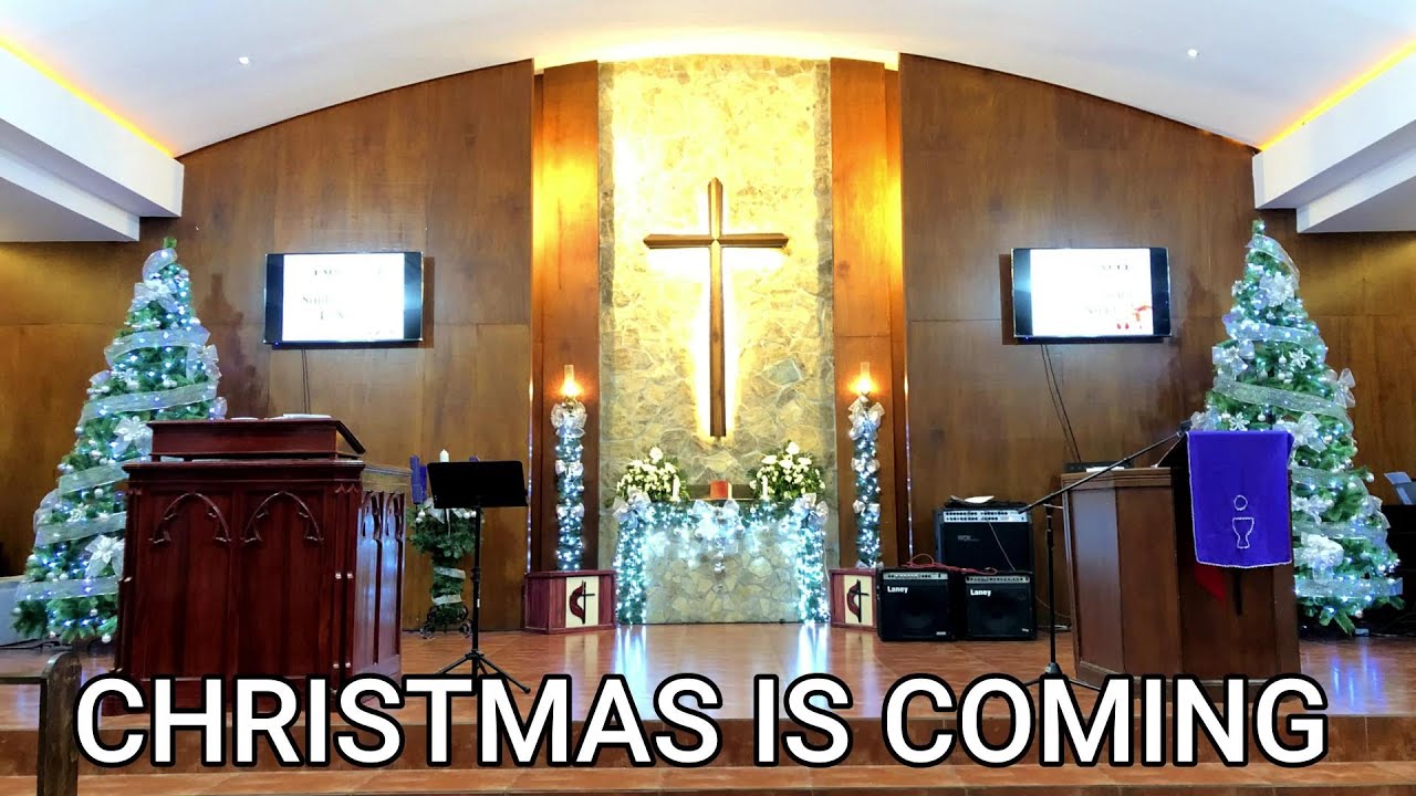 CHRISTMAS IS COMING CHOIR WITH LYRICS - YouTube