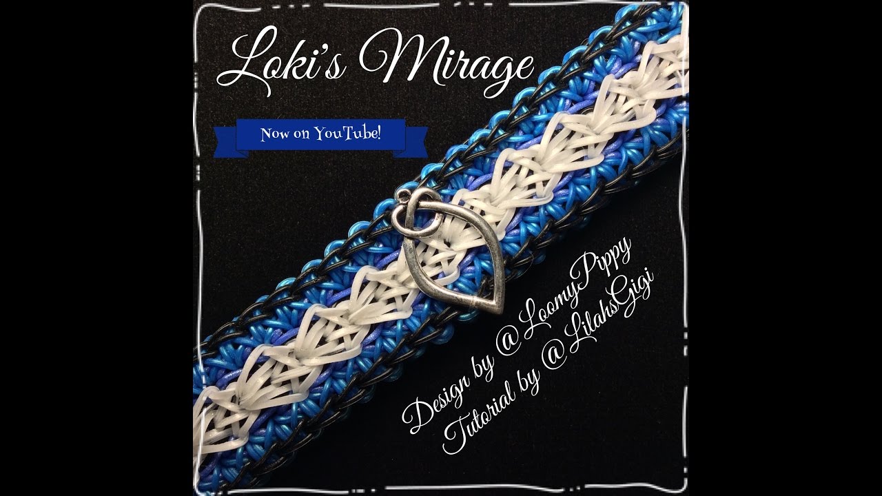 NEW Rainbow Loom LOKI'S MIRAGE Bracelet (5 Pin Bar) - YouTube