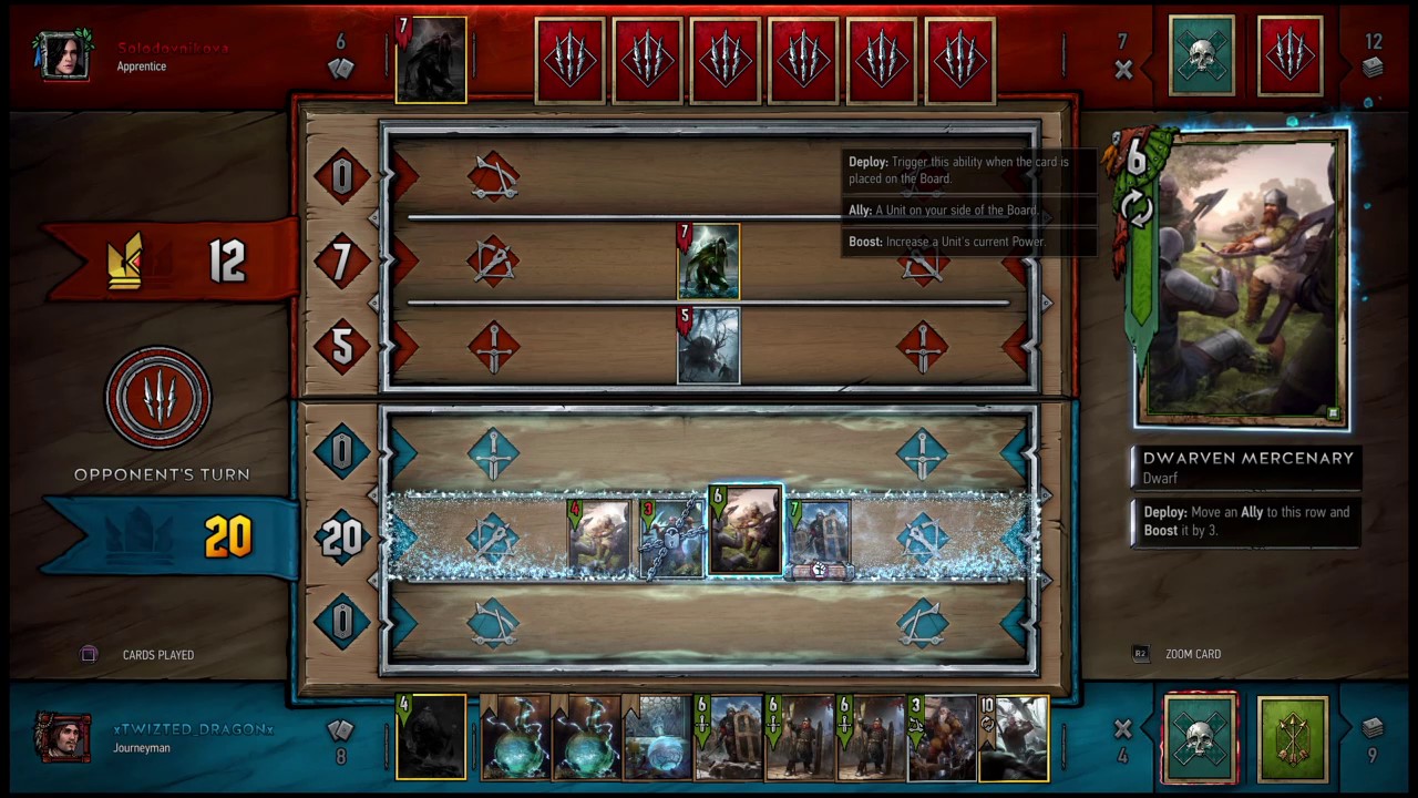 GWENT: The Witcher Card Game,Dwarves Deck - YouTube